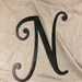 Metal Letter N - Etsy