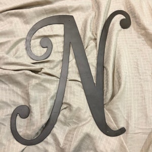 Metal Letter N - Etsy