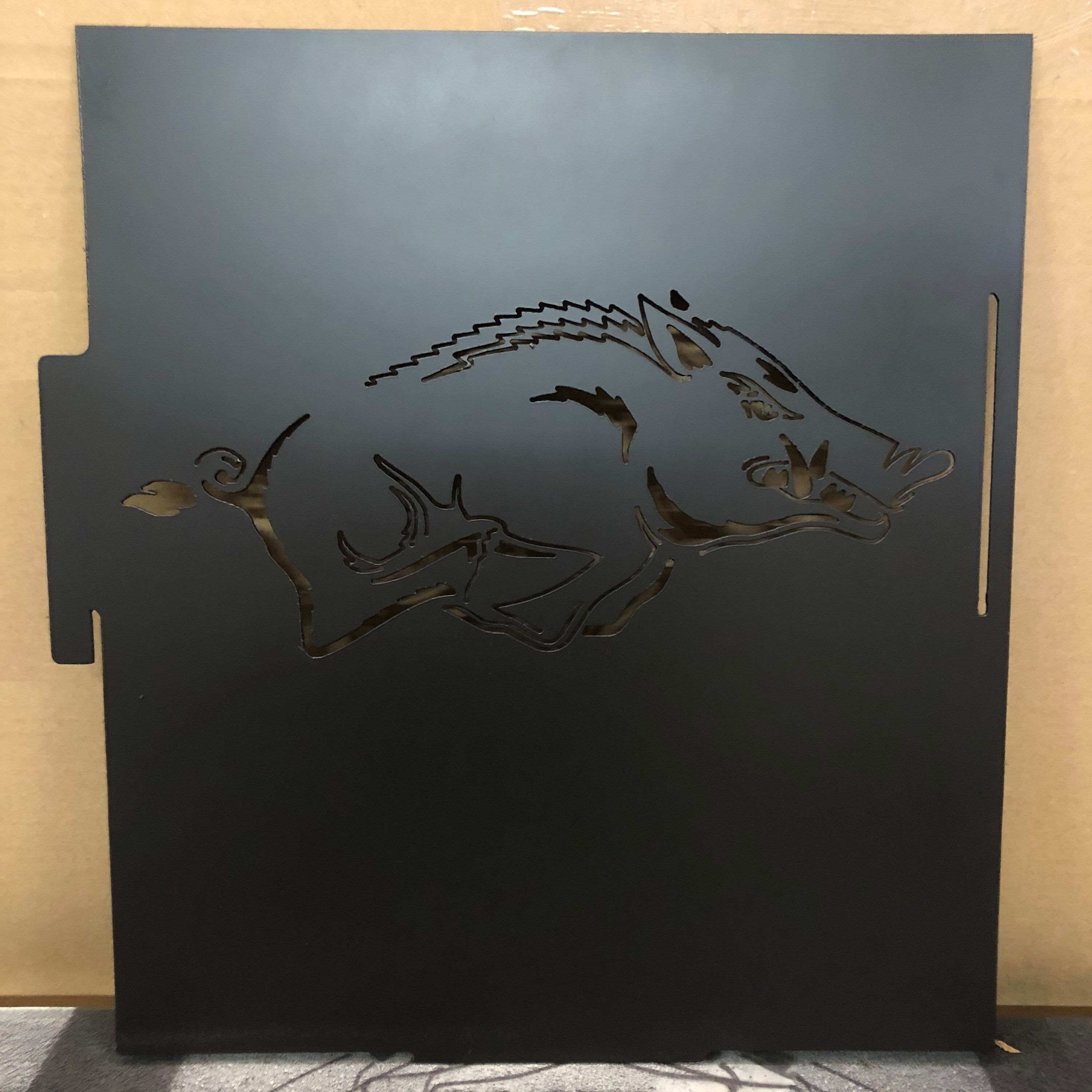 Industrial Rustic fire pit panels cut from 14 gauge steel. | Etsy