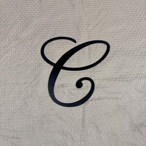 Metal Letter C - Etsy