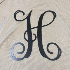 Metal Letter H - Etsy