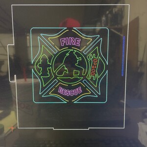 Industrial Rustic Fire Pit Panels Cut From 14 Gauge Steel. Firefighter ...