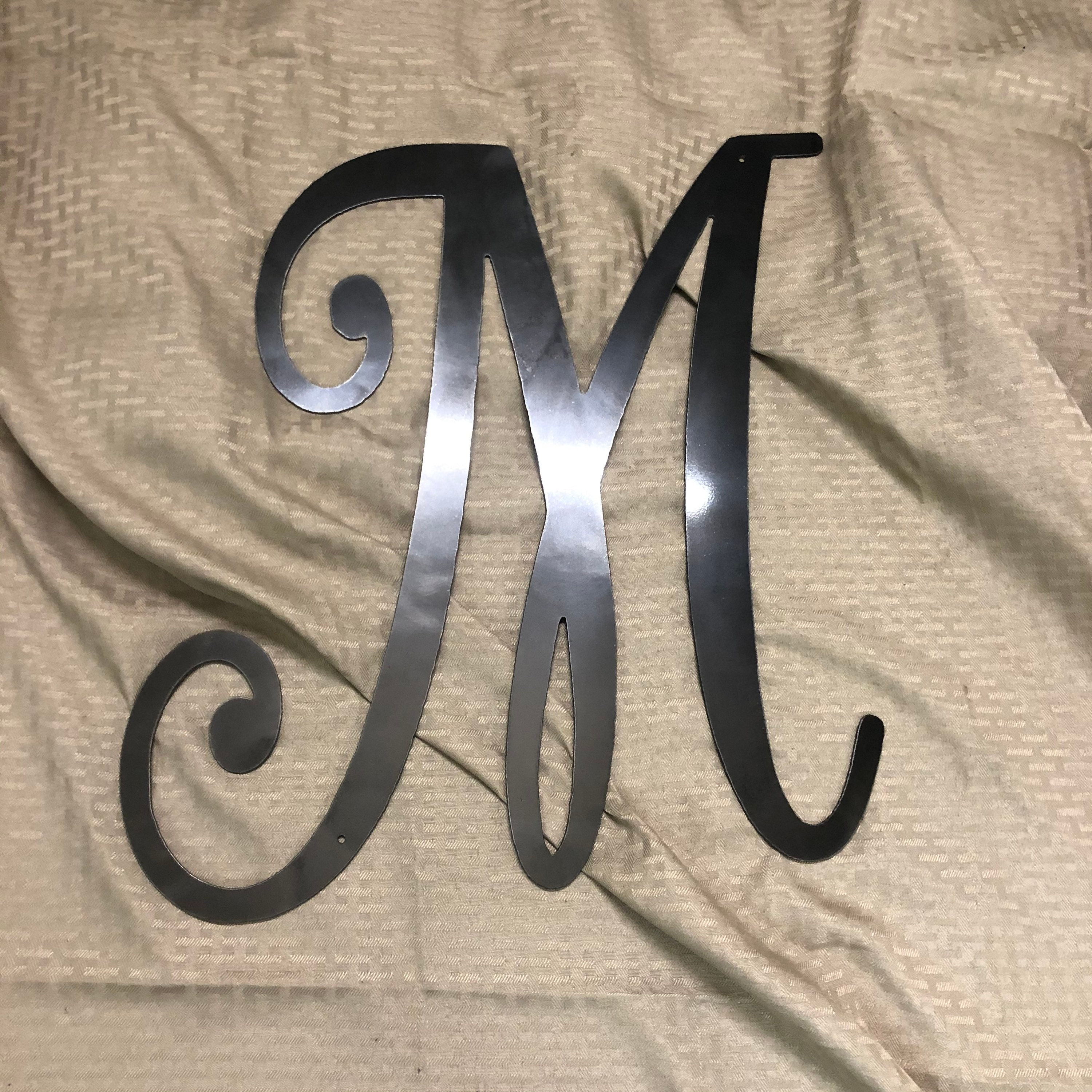 Metal Letter M - Etsy