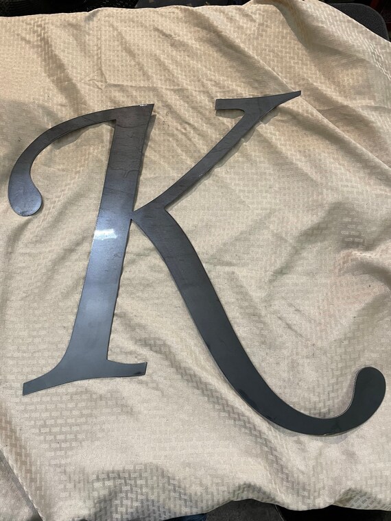 Metal Letter K - Etsy