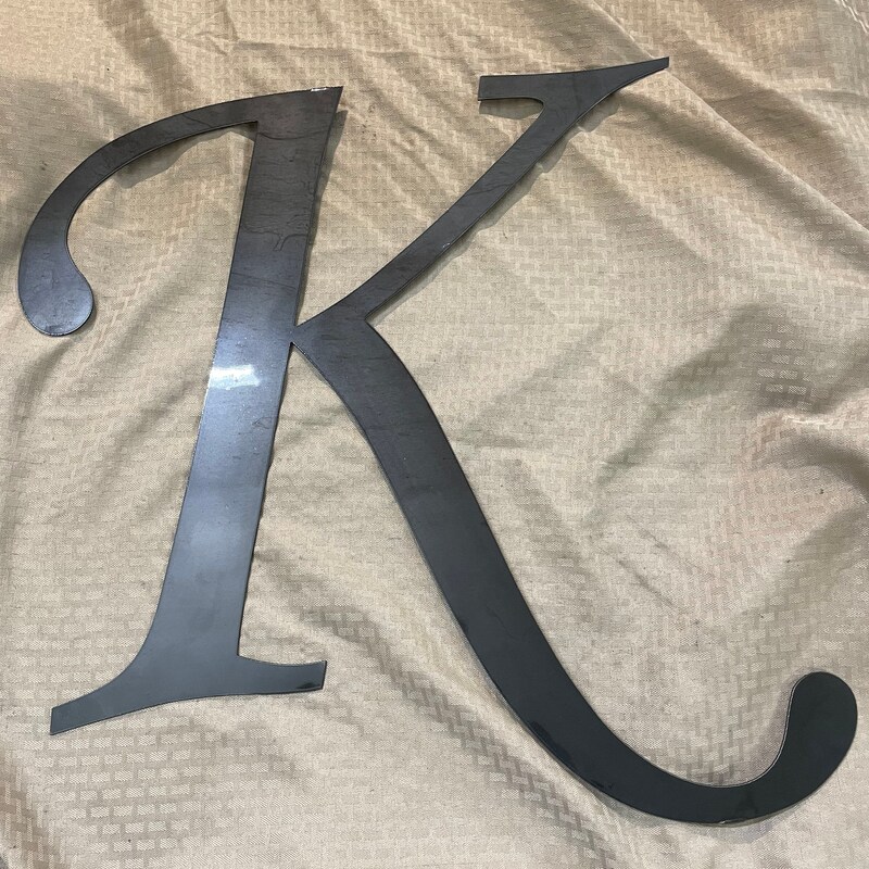 Letter K Sign - Etsy