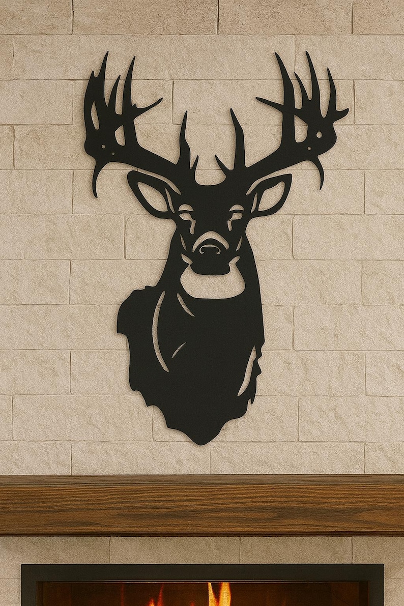 Metal Buck Deer Wall Art - 14 Gauge Steel - Etsy
