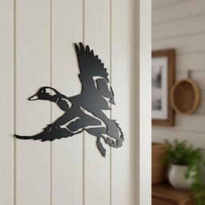 Metal Duck Sign, Rustic Outdoor Decor - Etsy