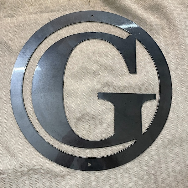 Metal Letter G - Etsy
