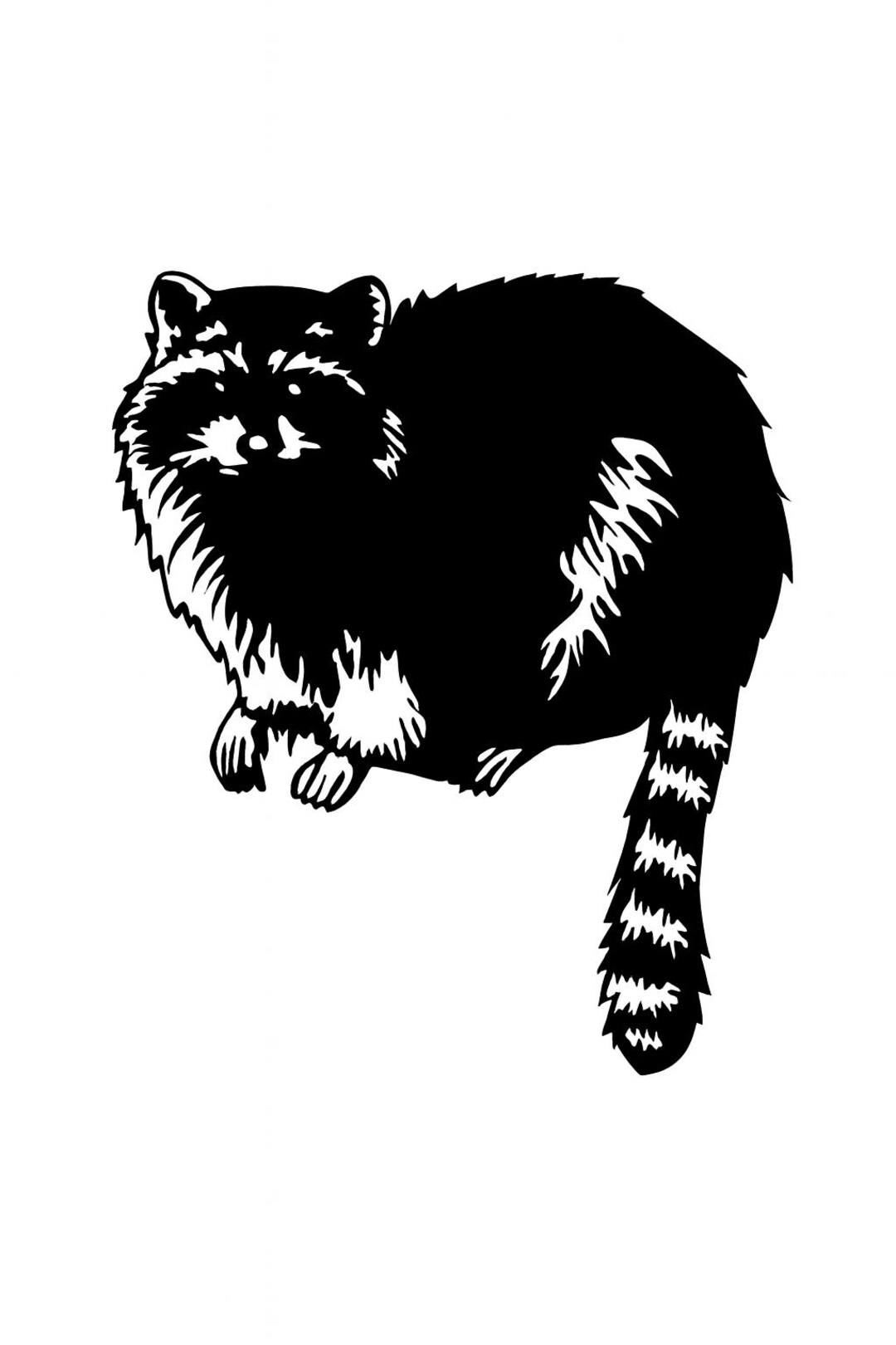 Raccoon Collection Cad Cut File - Etsy