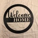 Industrial Rustic Metal Welcome Home Sign. Cut From 14 Gauge - Etsy