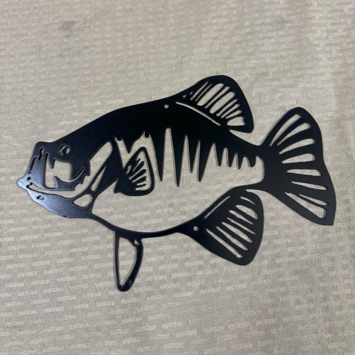 Rustic Metal Crappie Sign Cut From 14 Gauge Steel. - Etsy