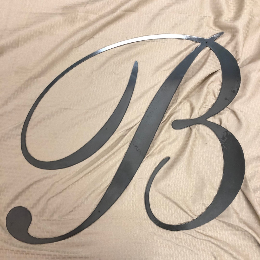 Metal Letter B - Etsy