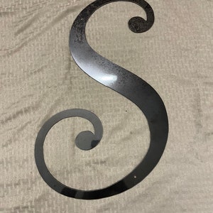 Metal Letter S - Etsy