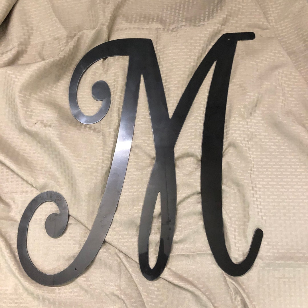 Metal Letter M - Etsy