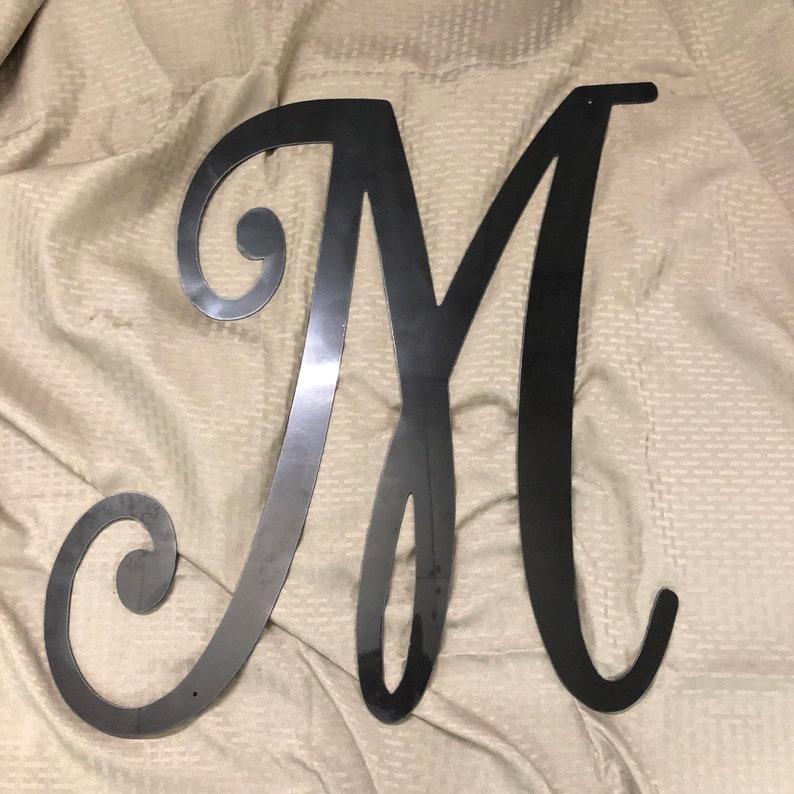 Metal Letter M - Etsy