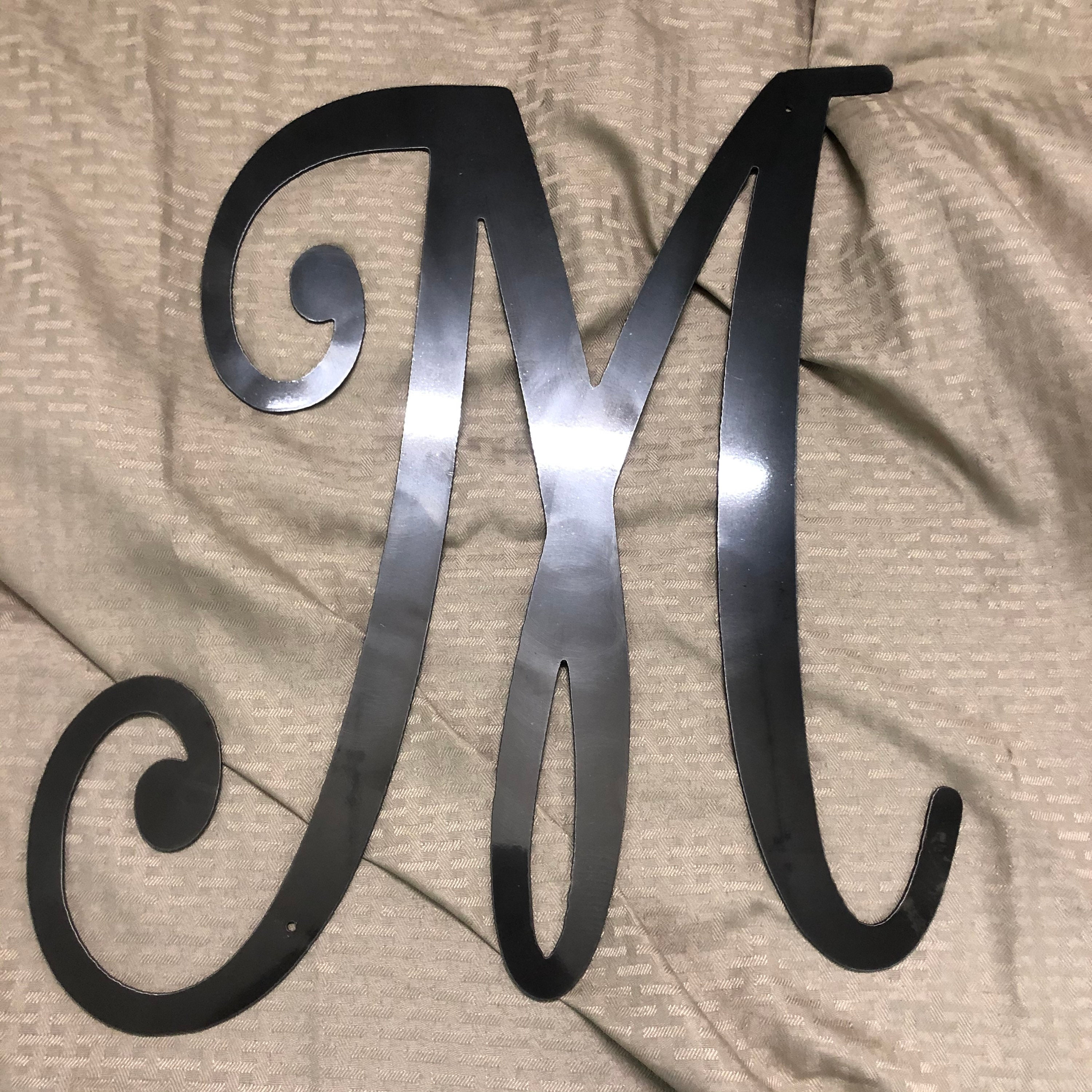 Metal Letter M - Etsy