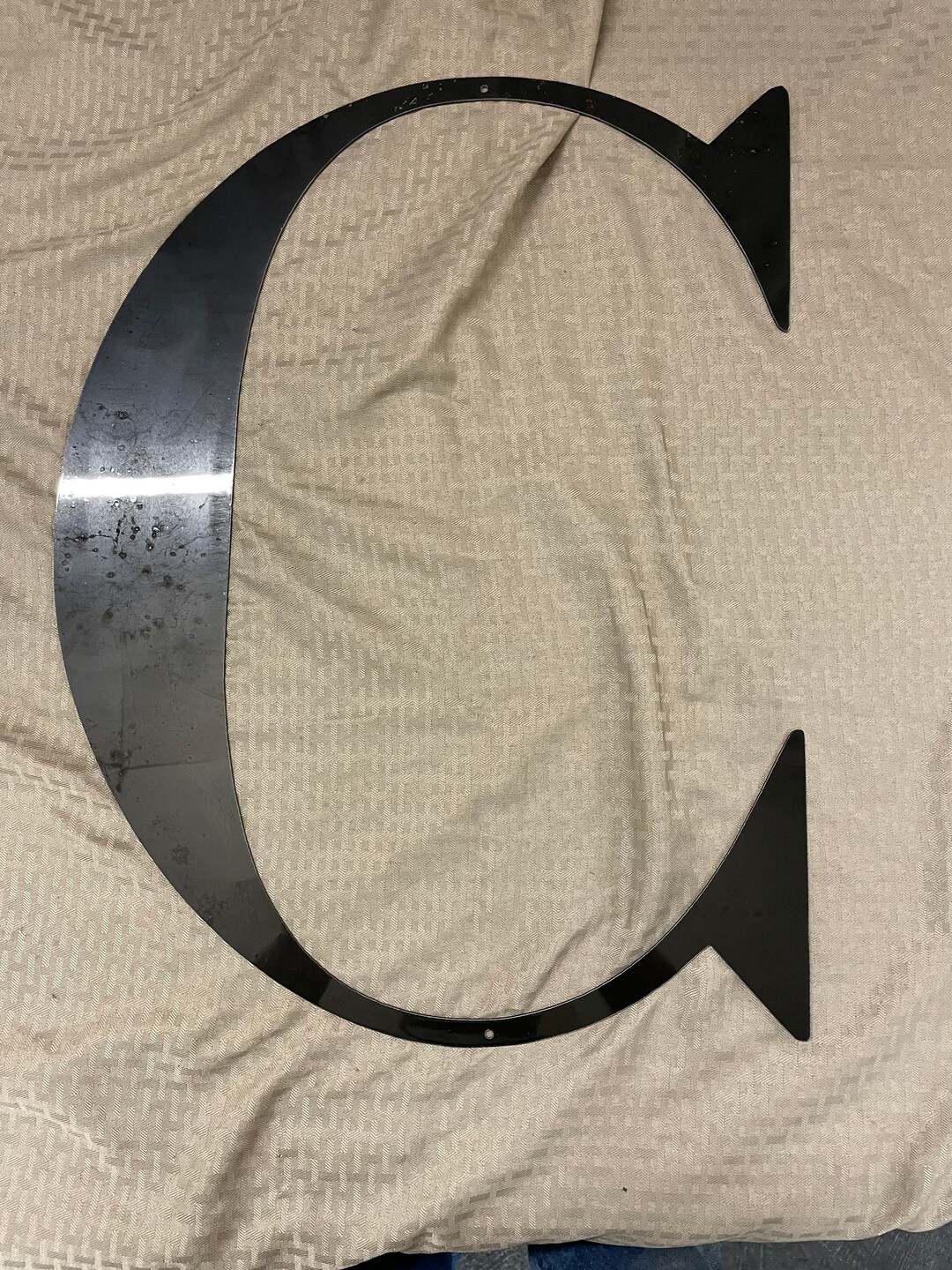 Metal Letter C - Etsy