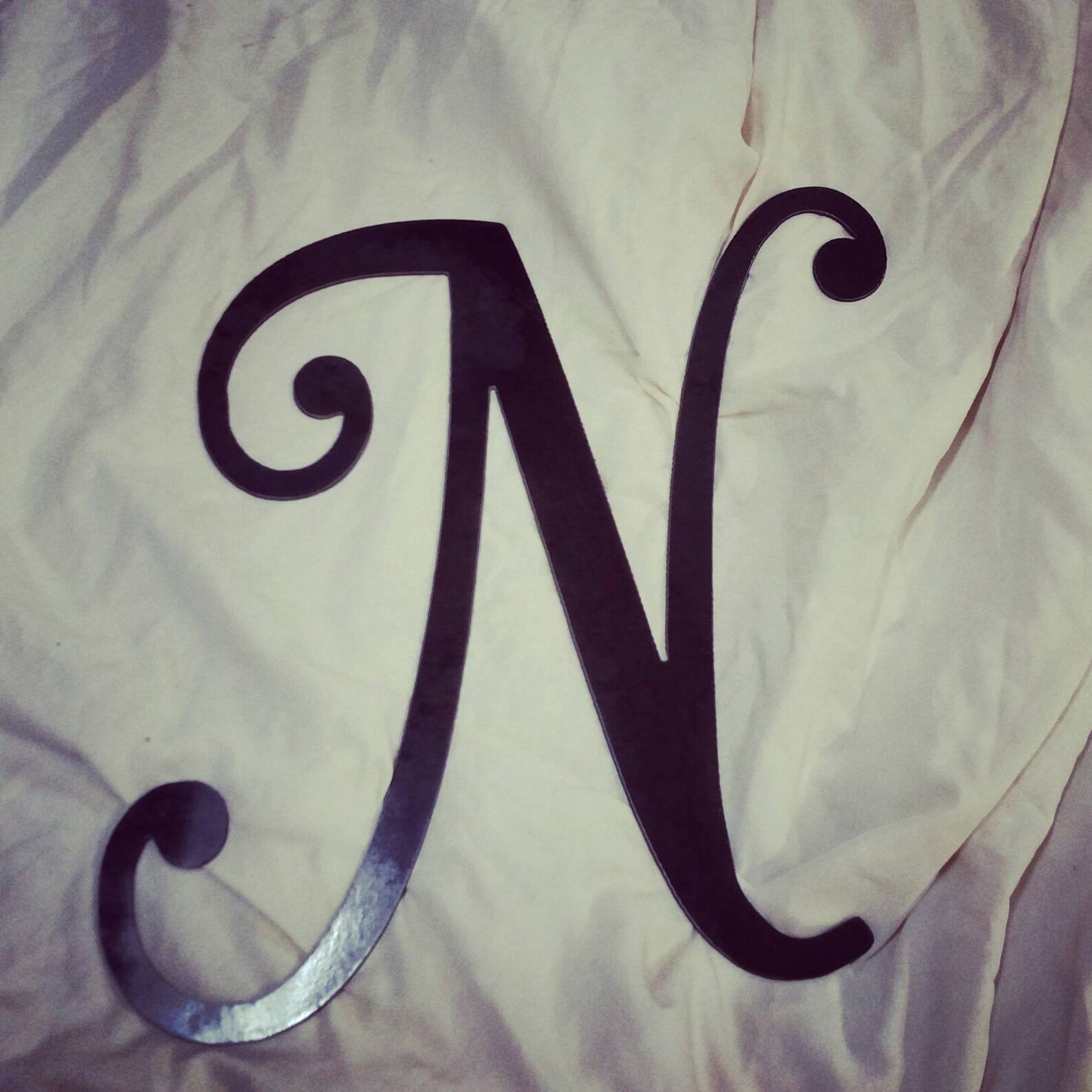 Metal Letter N - Etsy