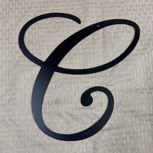 Metal Letter C - Etsy