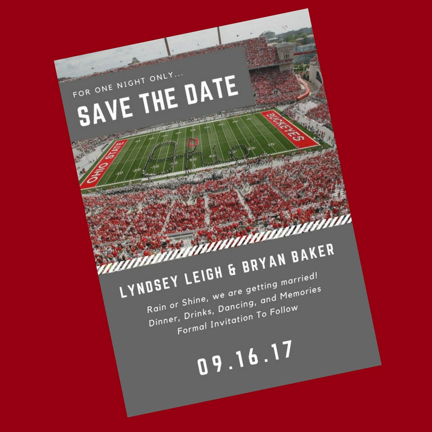 Game Day Save the Date - Etsy