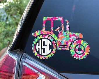 Tractor decal | Etsy