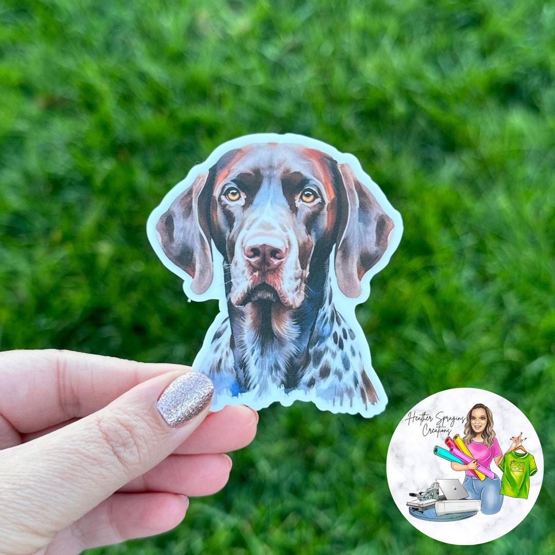 German Shorthaired Pointer Sticker, German Shorthaired, GSP, GSP ...