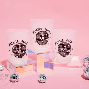 16oz Staying Alive Cup Disco Theme Party Cup Bridal Party and ...