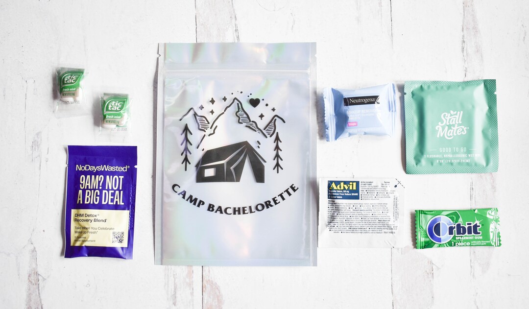 Camp Bachelorette Recovery Kit / Bachelorette Party Favors ...