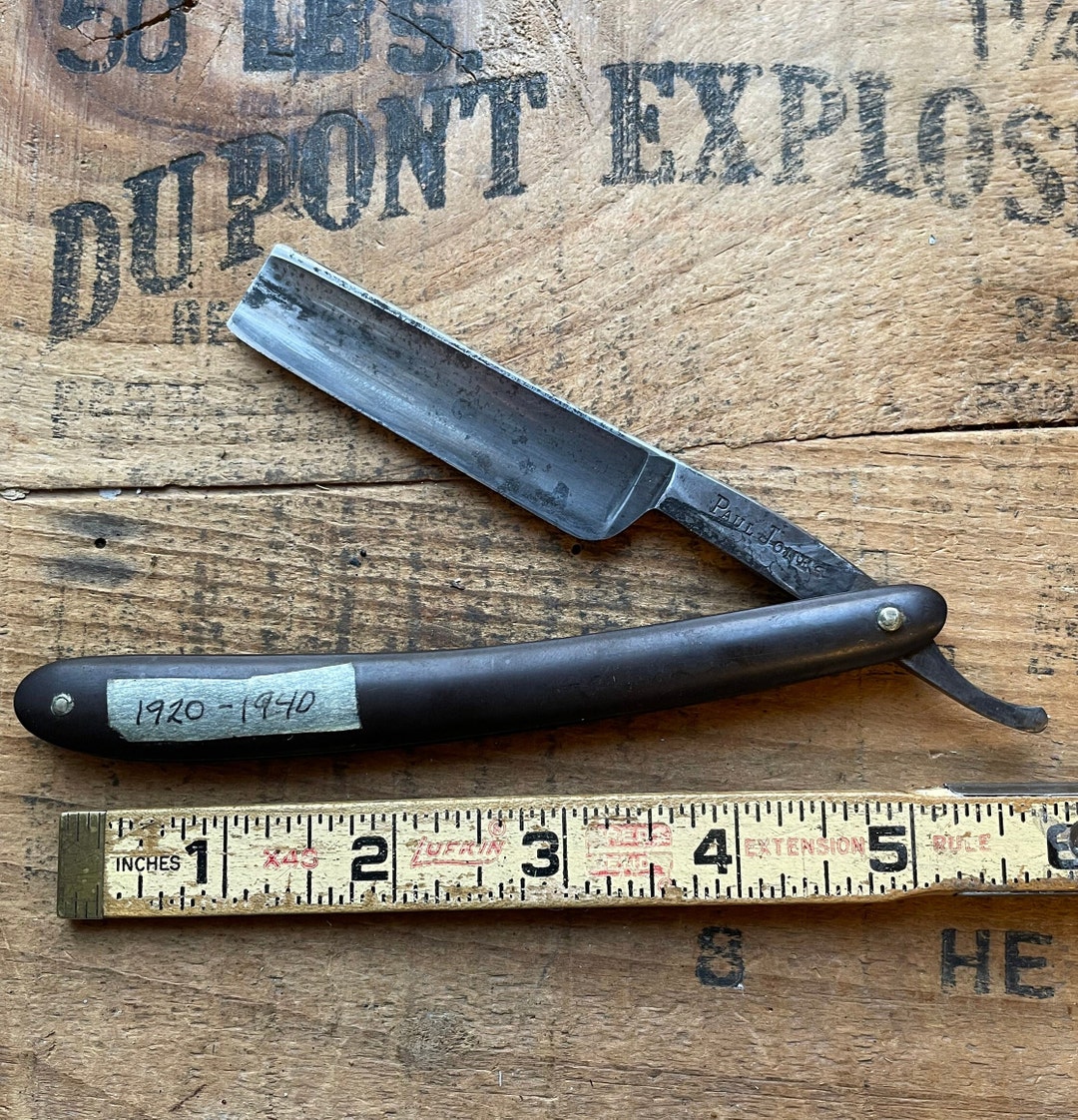 Vintage August Kern St Louis MO Paul Jones 1920-40 Straight Razor - Etsy