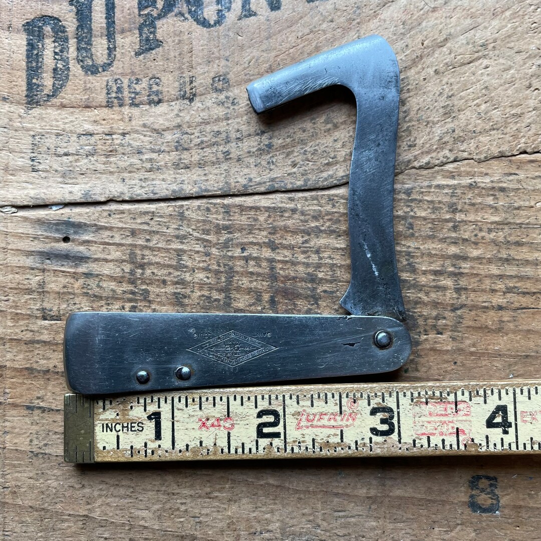 Shapleigh Diamond Edge St Louis Timber Scribe Race Knife 1 Blade Pocket ...