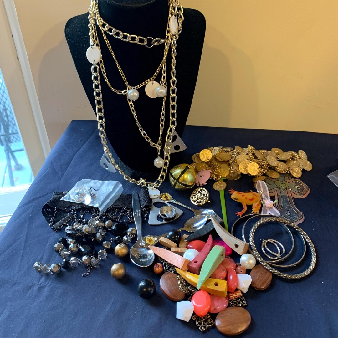 Vintage Jewelry Salvage Repurpose Lot - Etsy