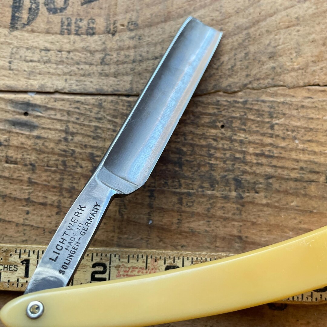 Vintage Radio Lichtwerk Solingen Germany Straight Razor Lightly Used - Etsy