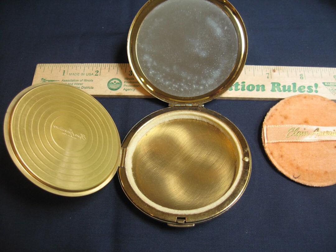 Elgin American Beauty Vintage Mirror Compact - Etsy
