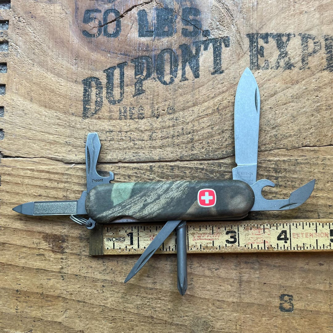 Wenger Switzerland Swiss Army Camp Scout Multi Tool, 6 Blade Tool ...