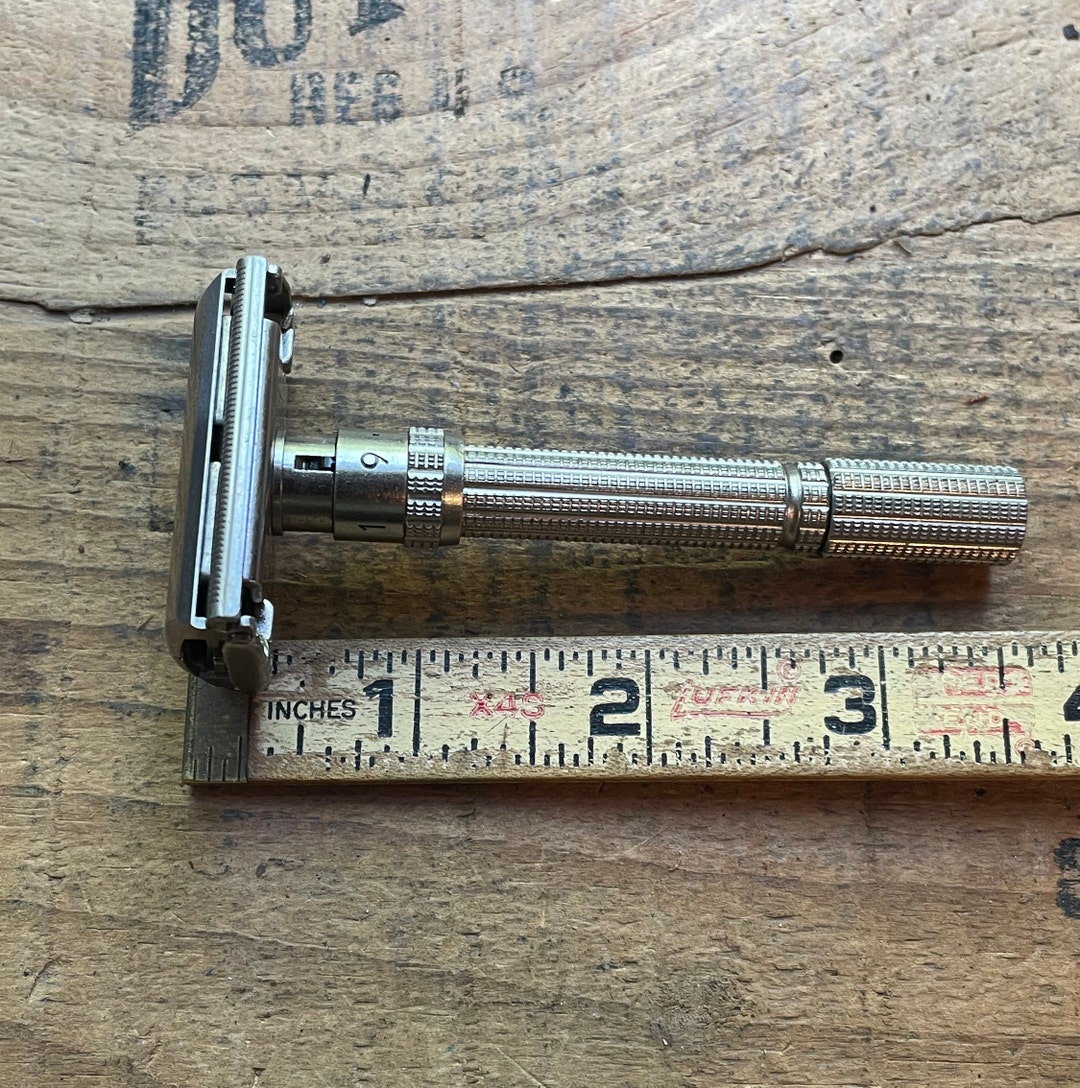 Gillette 1963 Double Edged Adjustable Razor, Date Code I1 USA Razor - Etsy