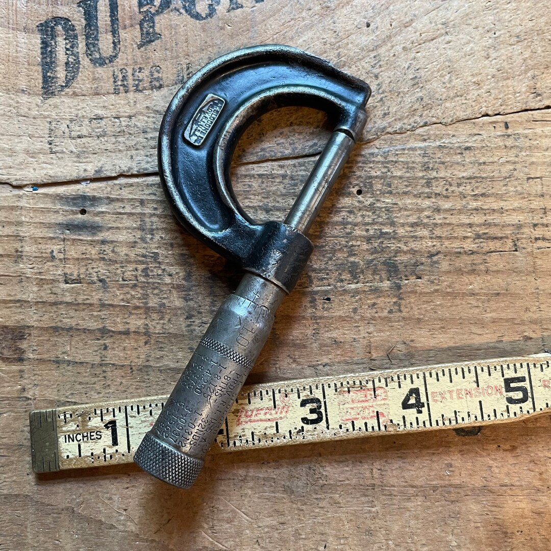 Vintage JT Slocomb Prov RI USA Micrometer 1 Inch Capacity Mechanic ...
