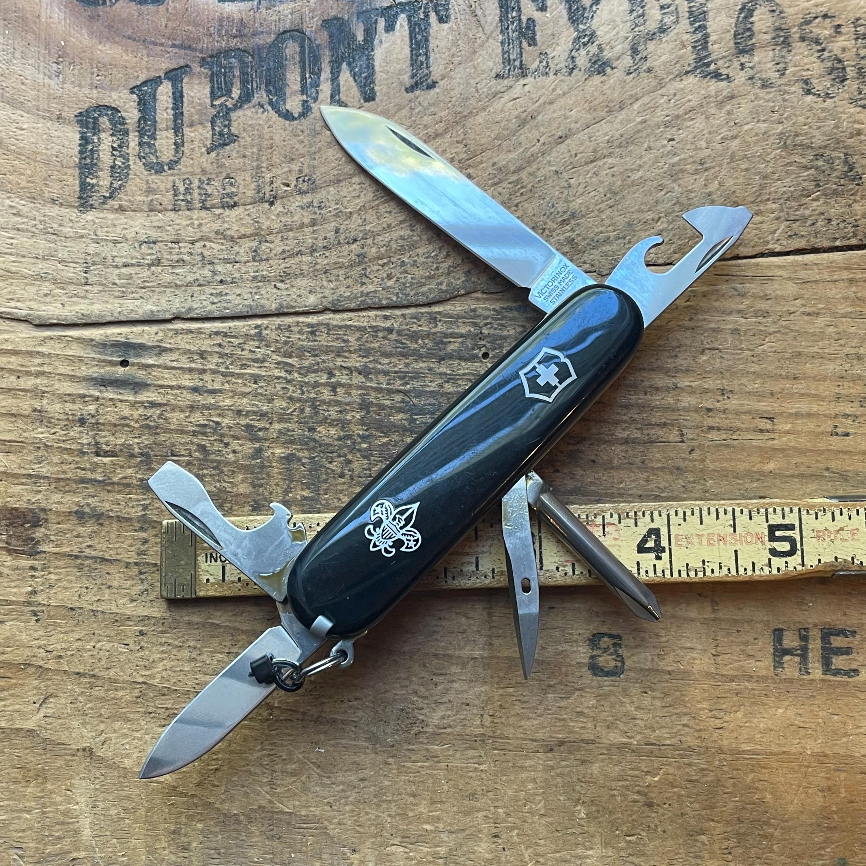 Vintage Swiss Victorinox Tinker Boy Scout Model Camp Multi Tool Scout ...