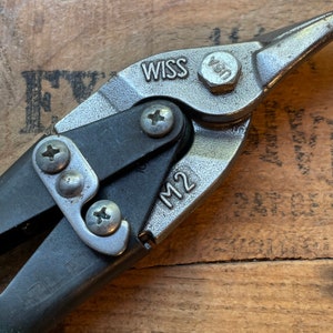 Vintage Tin Snips Wiss USA Model M2 Unused - Etsy