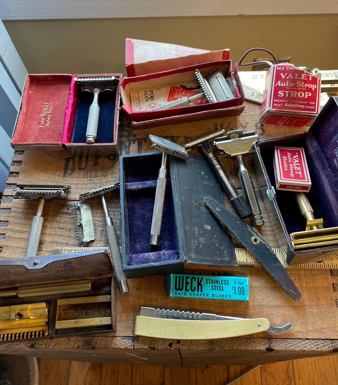 10 Razor Lot Ever Ready, Keen Kutter, Gem, Weck. Valet Auto Strop ...