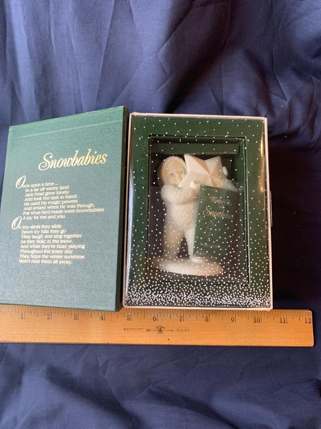 Vintage Winter Tales Snowbabies With Star Figurine in Box - Etsy