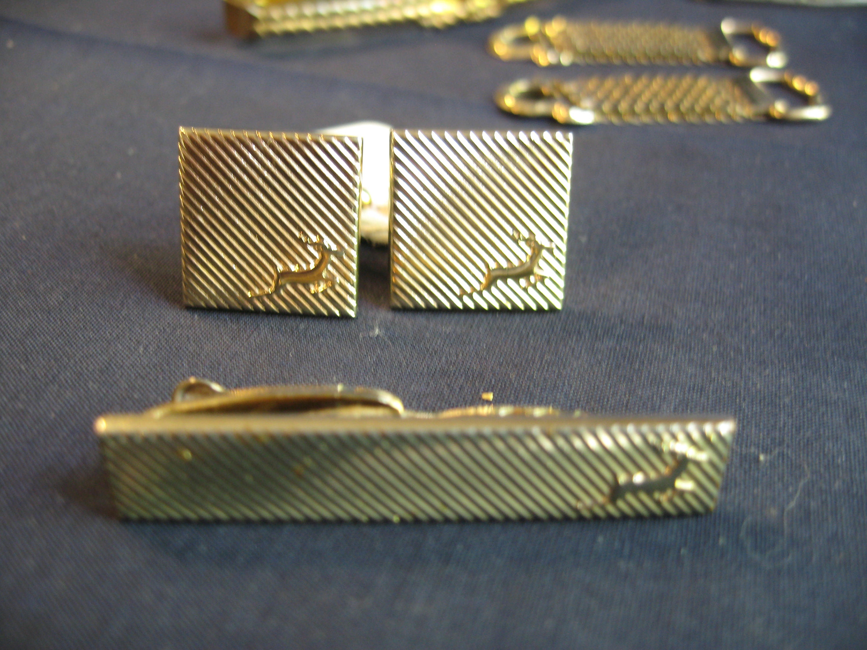 Mens Jewelry Lot Cuff Link Lot Tie Bars Assemblage - Etsy