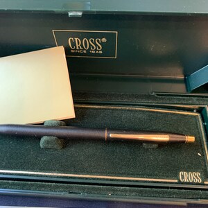Vintage CROSS Pen in Box - Etsy