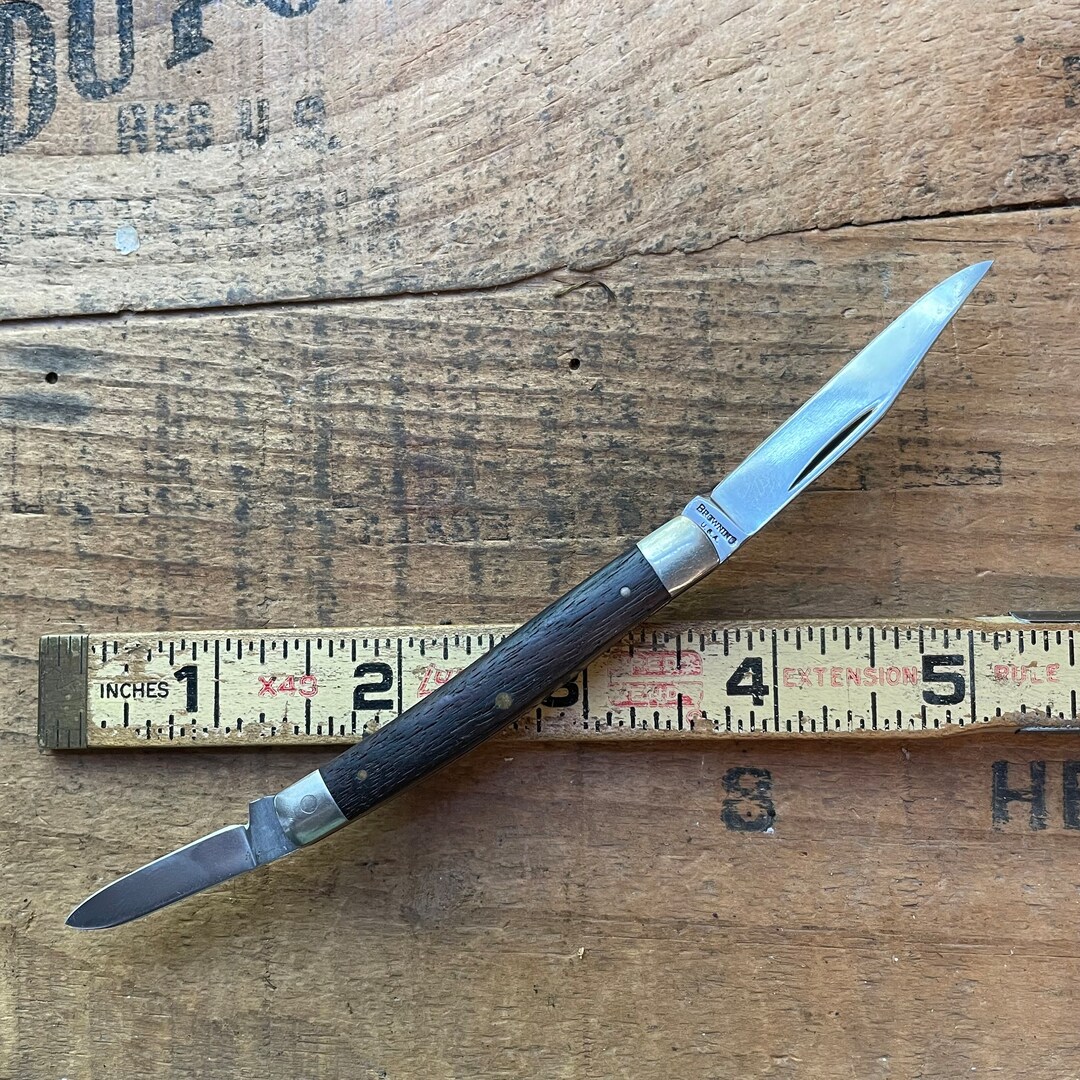 Vintage Browning USA Pen Knife 2 Blade Pocket Knife - Etsy