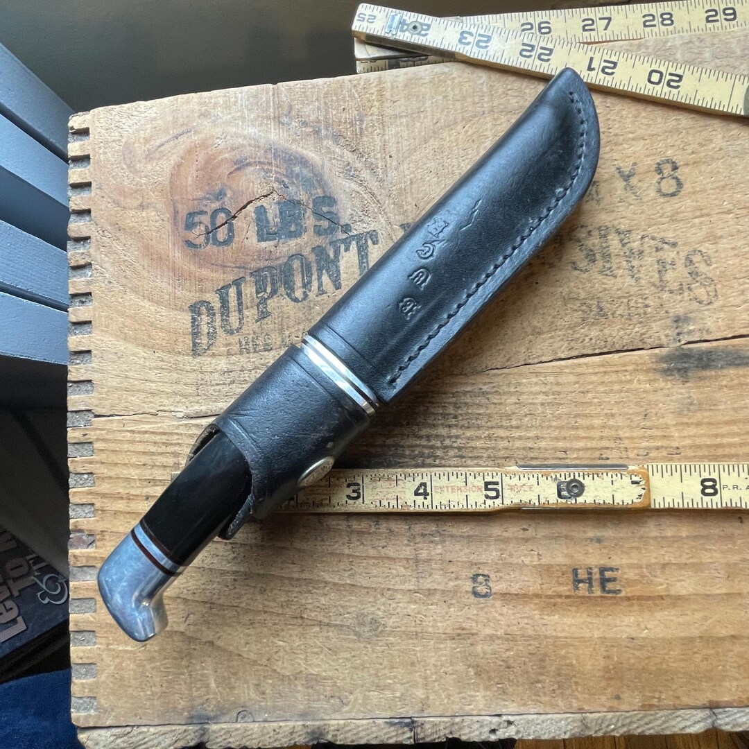 Vintage Buck USA 1972-86 Model 105 Pathfinder Fixed Blade Knife W ...
