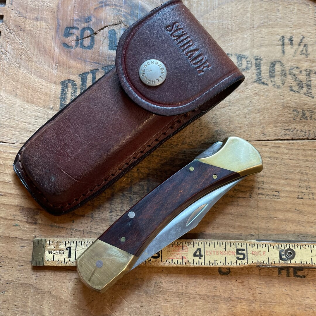 Schrade USA LB7 Model Lockback 1 Blade Pocket Knife W/ Sheath - Etsy