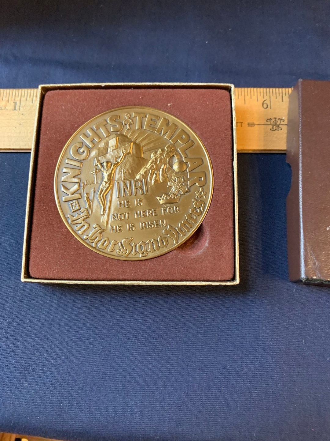 Vintage Masonic Knights of Templar Medallion - Etsy