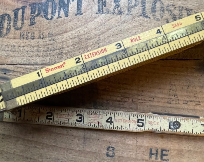 Vintage Starrett Extension Rule Model SX40 Wooden 72" Ruler Unused - Etsy