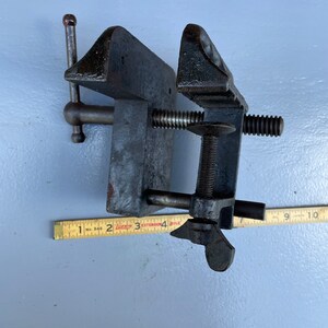 Vintage 5 1/2 Vise Bench Clamp Champion Geneva Oh USA in Working ...