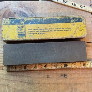 Vintage Norton Behr-manning USA Quickcut UPB-8 Large Sharpening Stone ...