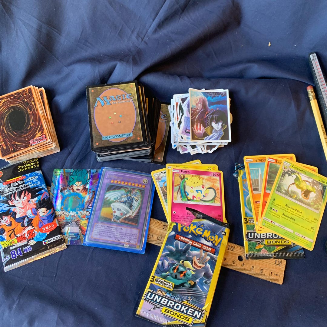 Vintage Collectible Pokemon Trading Game Card Mixed Lot - Etsy